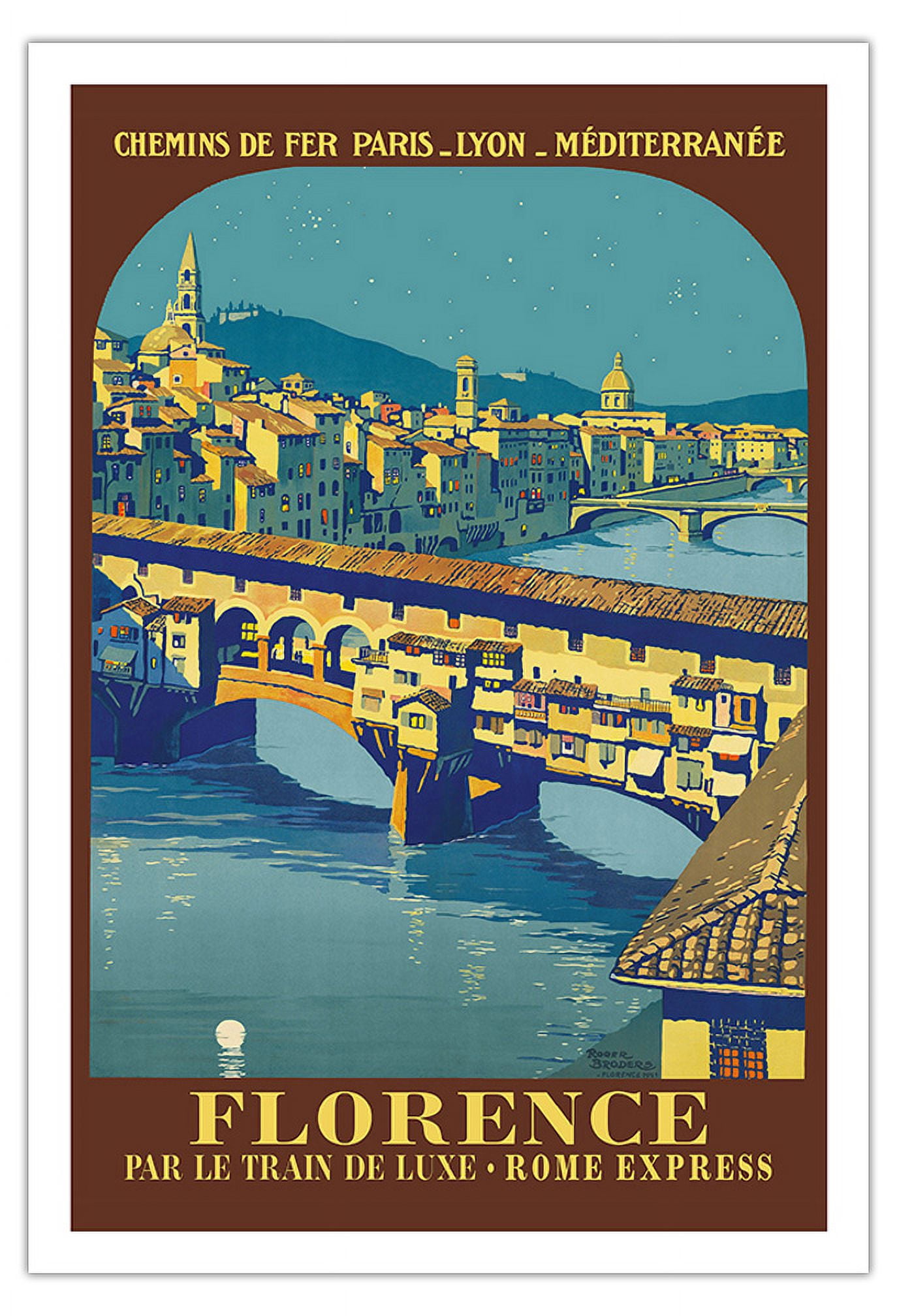 Florence Italy - FIRENZE Ponte Vecchio - Paris-Lyon-Méditerranée (PLM ...