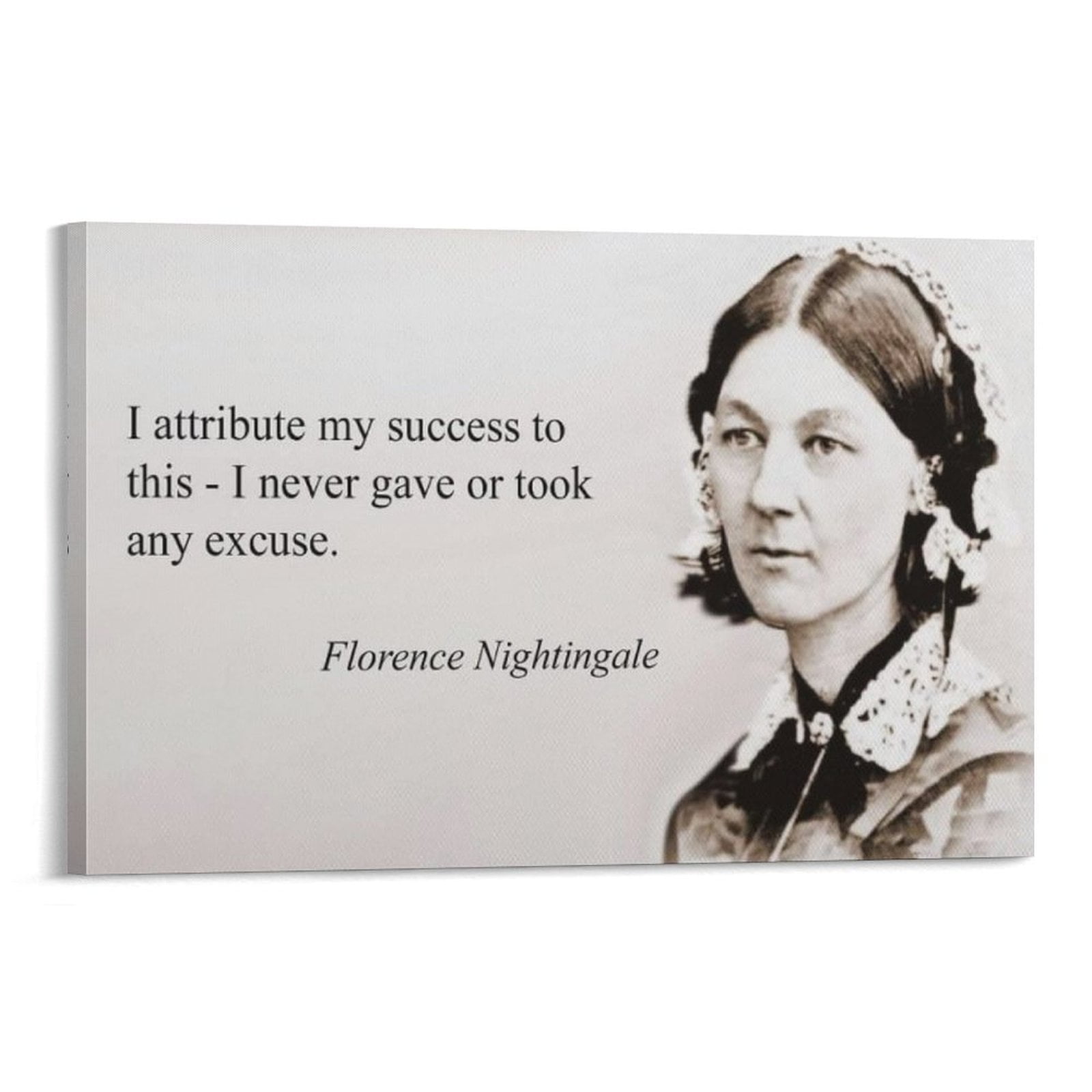 Florence Nightingale Canvas Poster Canvas Poster Wall Art Picture ...
