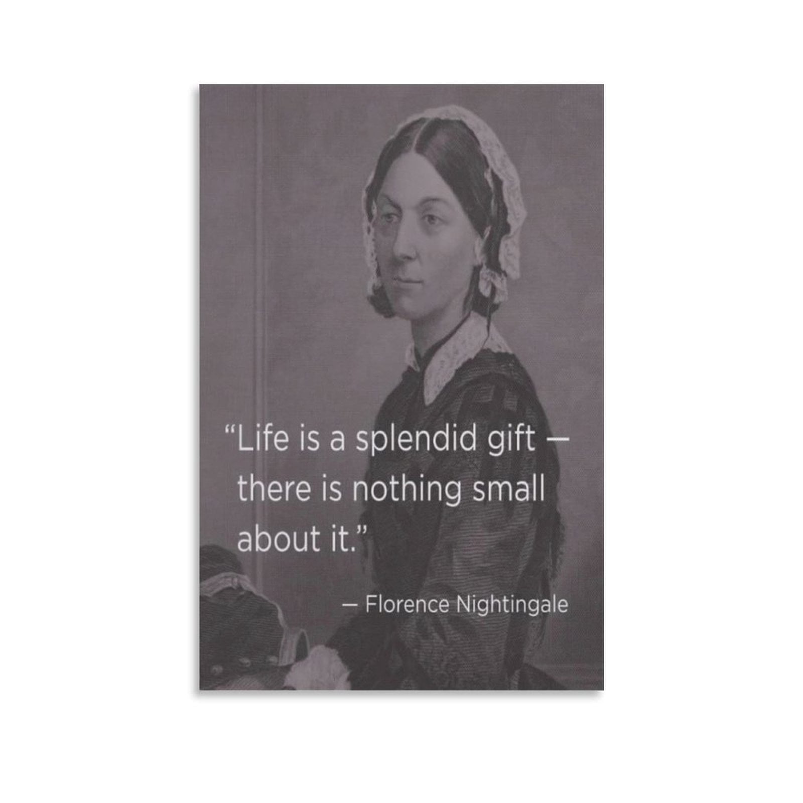 Florence Nightingale Canvas Poster Painting On Canvas Wall Art Poster ...