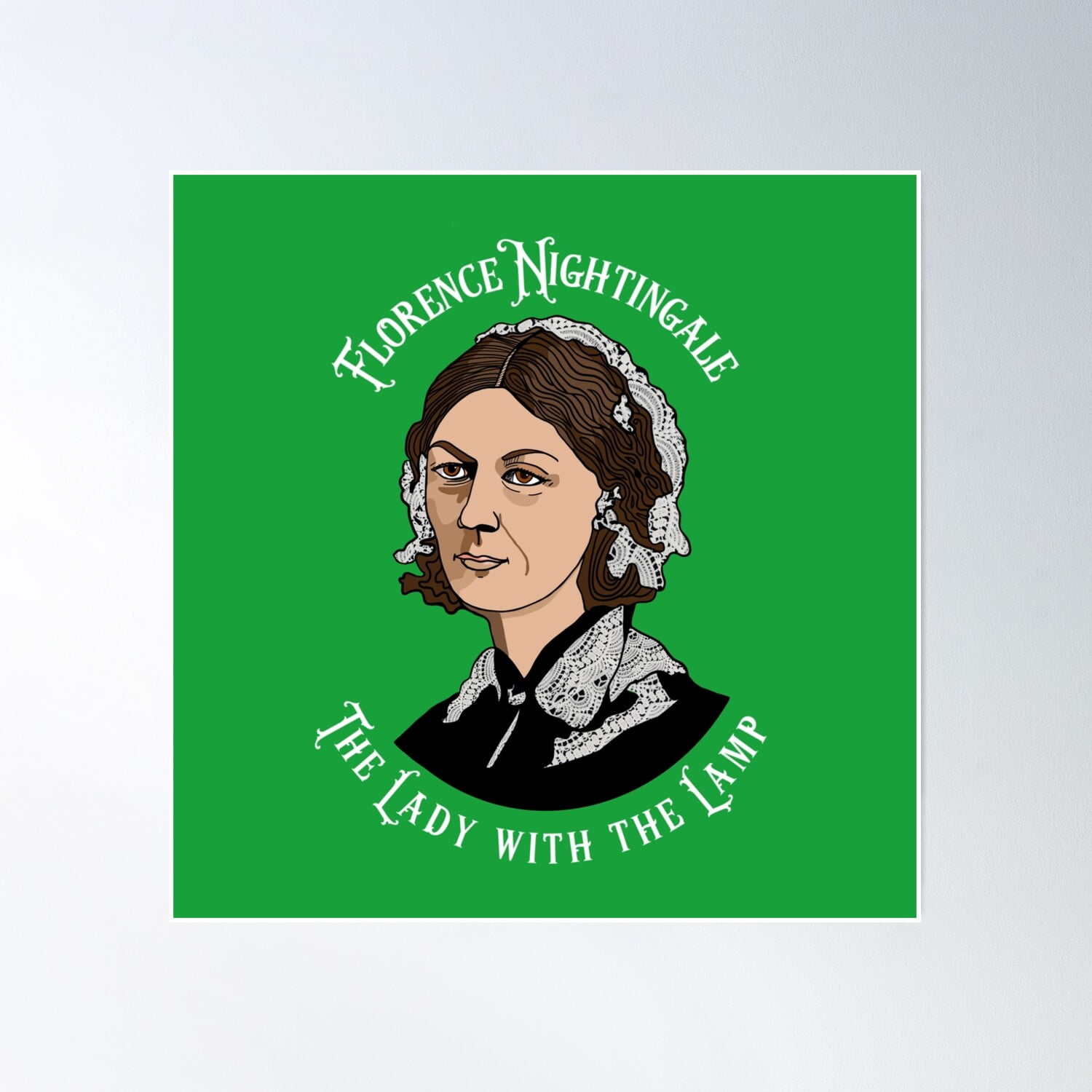 Florence Nightingale Nursing Pie Chart Pioneer Poster Wall Art, Modern ...