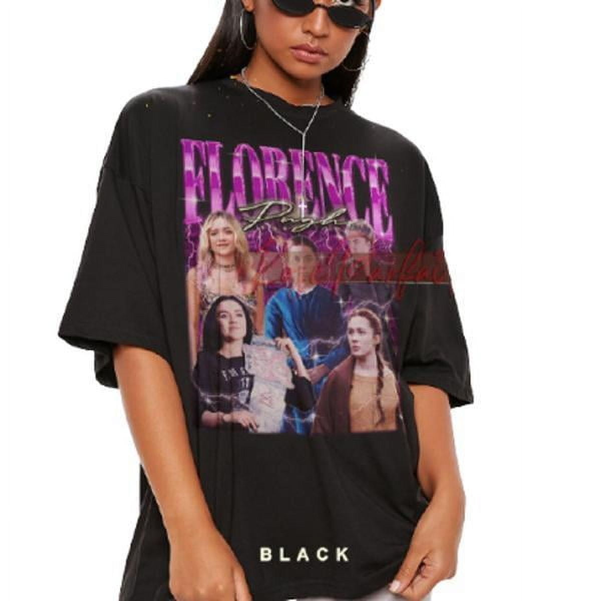 Florence Pugh Fans Gift Vintage Retro s. Bootleg S T Unisex Comfort Tee ...