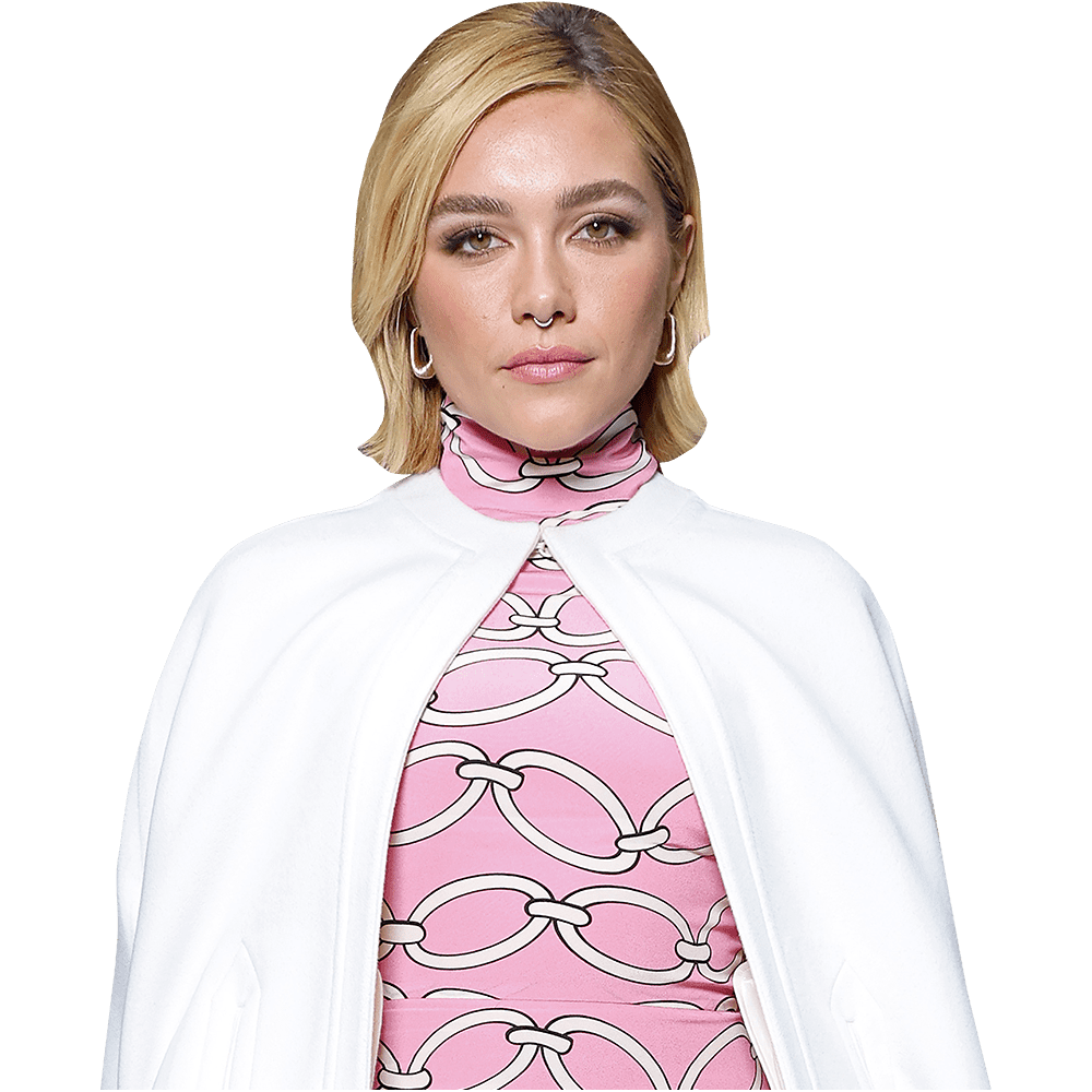 Florence Pugh (White Jacket) Half Body Buddy Cutout - Walmart.com