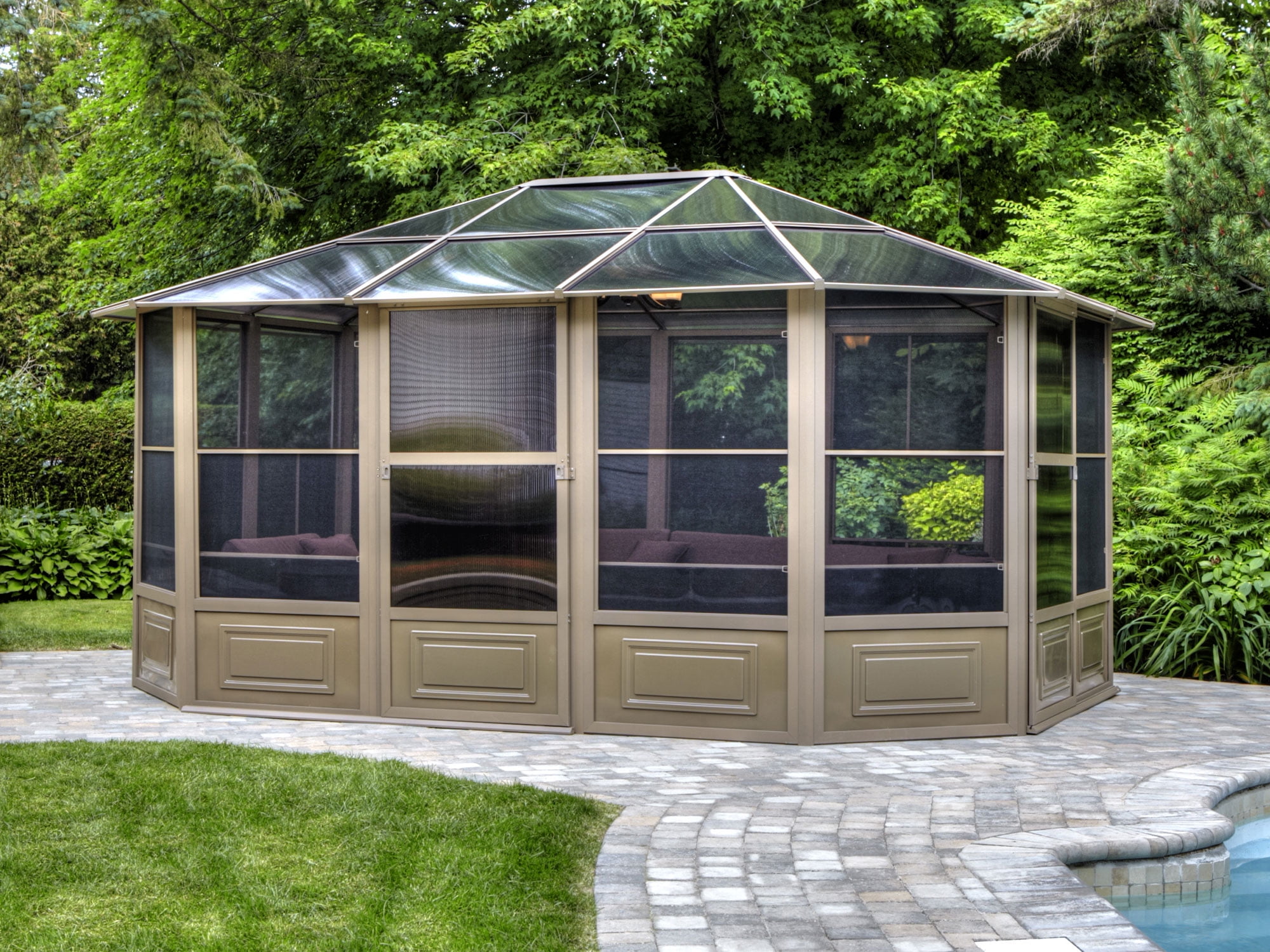 Florence Solarium 12 Ft. x 15 Ft. in Sand - Walmart.com