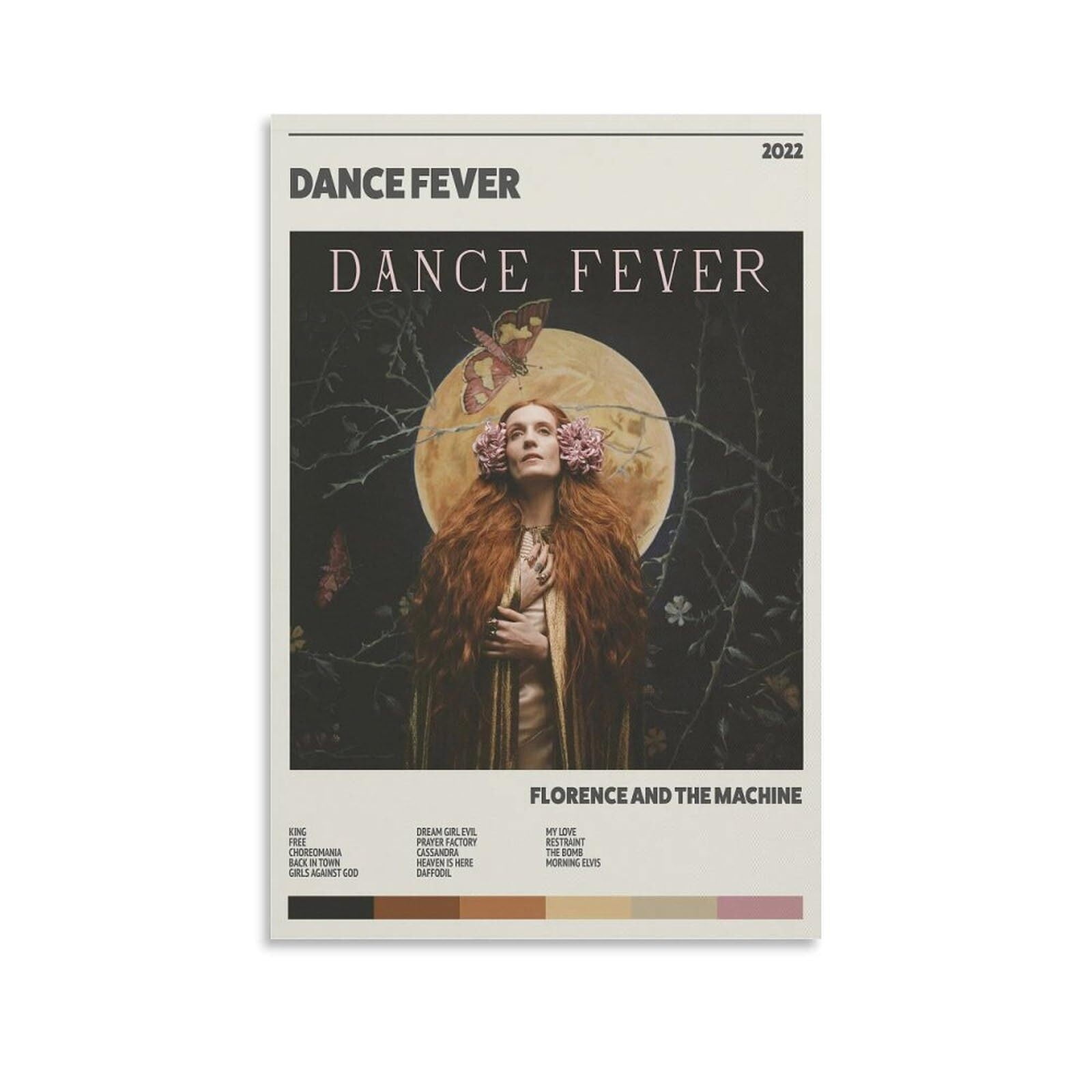 Florence + The Machine Dance Fever Canvas Poster Bedroom Decoration ...