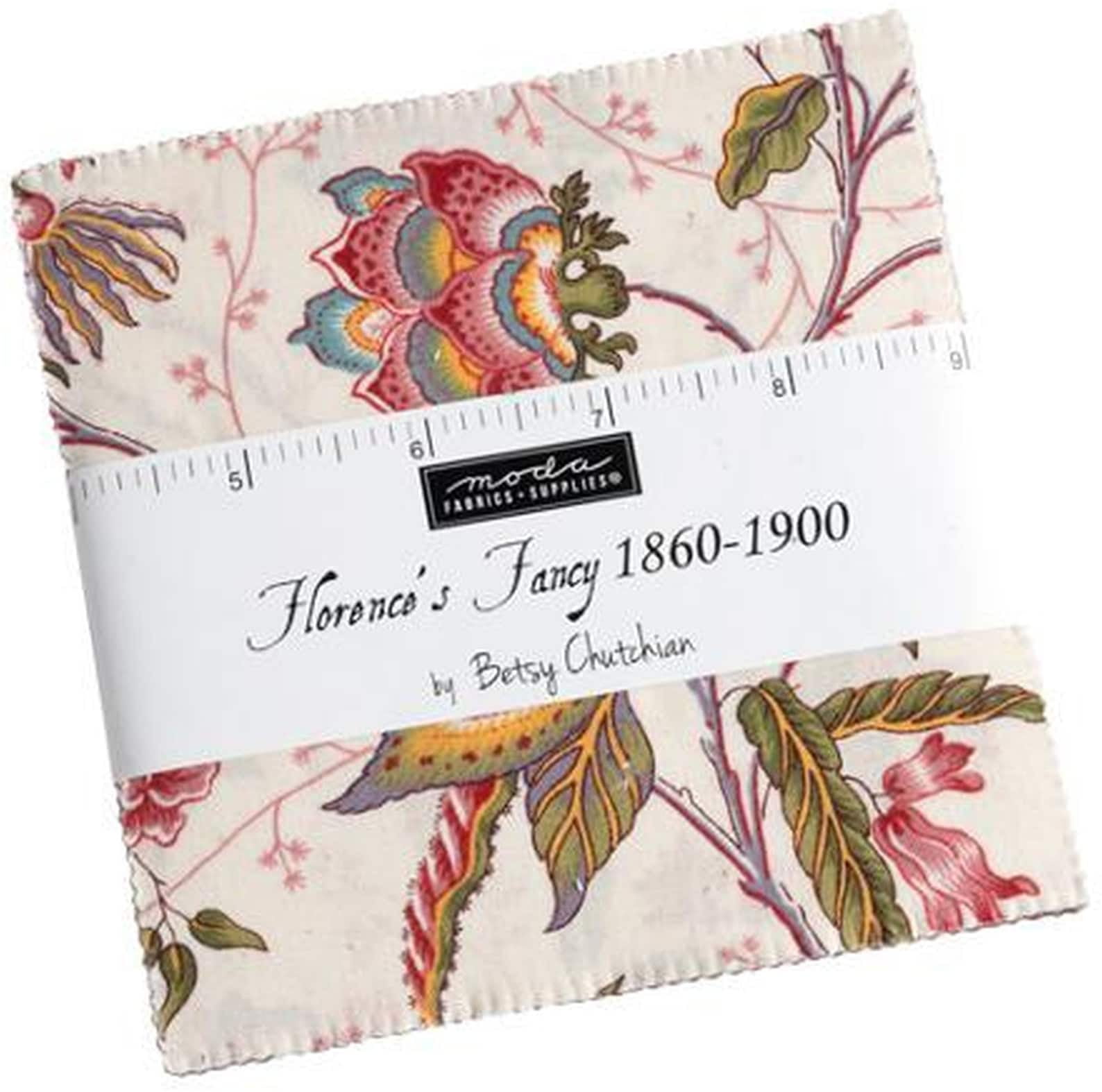 Florence's Fancy Charm Pack by Betsy Chutchian; 42 - 5" Precut Fabric ...