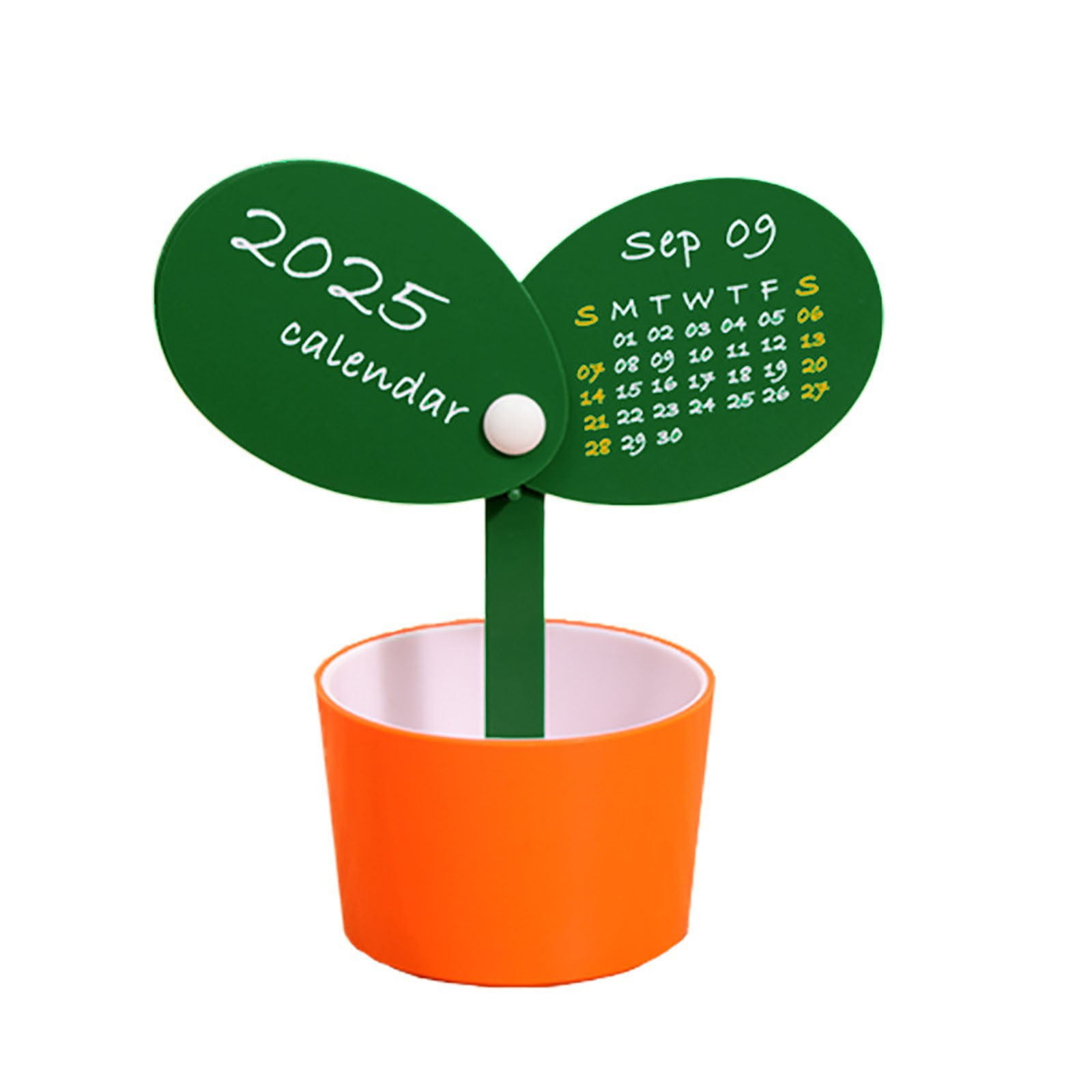 Floret Modeling Desk Calendar 2025 2026 Desktop Calendar with Pen ...