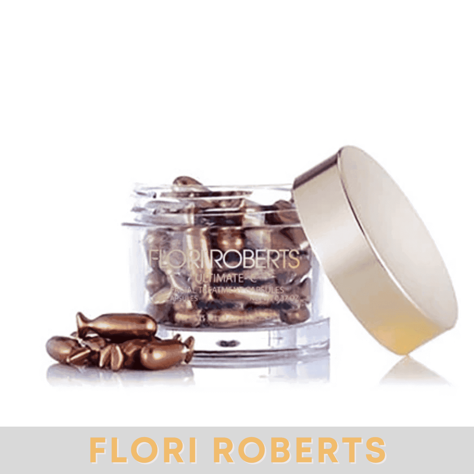 Flori Roberts Ultimate-C Capsules for Women, Facial Serum with Vitamin ...