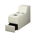Floria Contemporary Style Speaker Console, White - Walmart.com