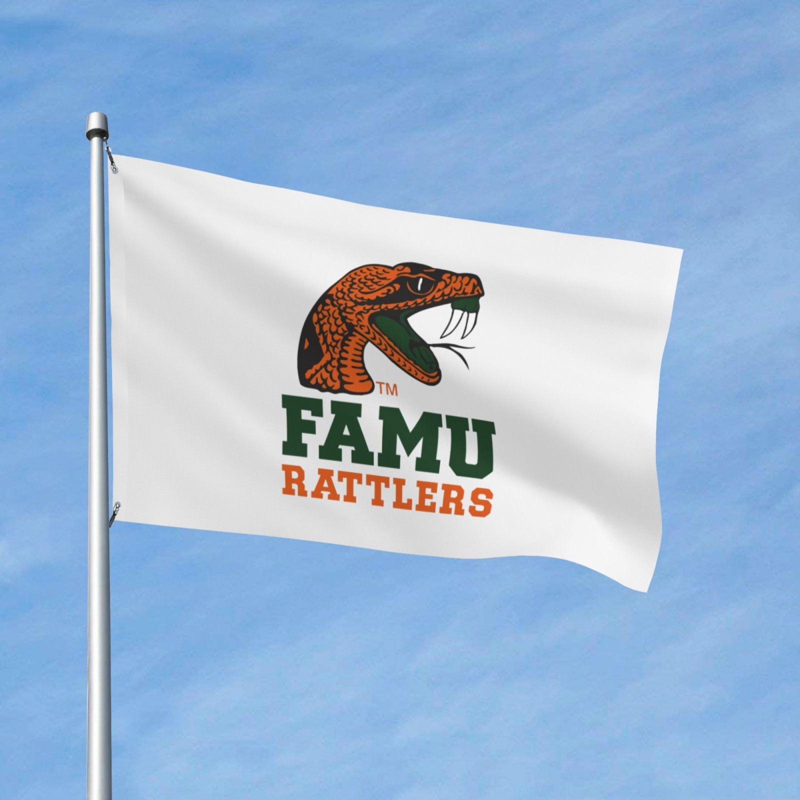 Florida A&M Rattlers Logo 3x5 Ft Flag Double Sided Indoor Outdoor ...