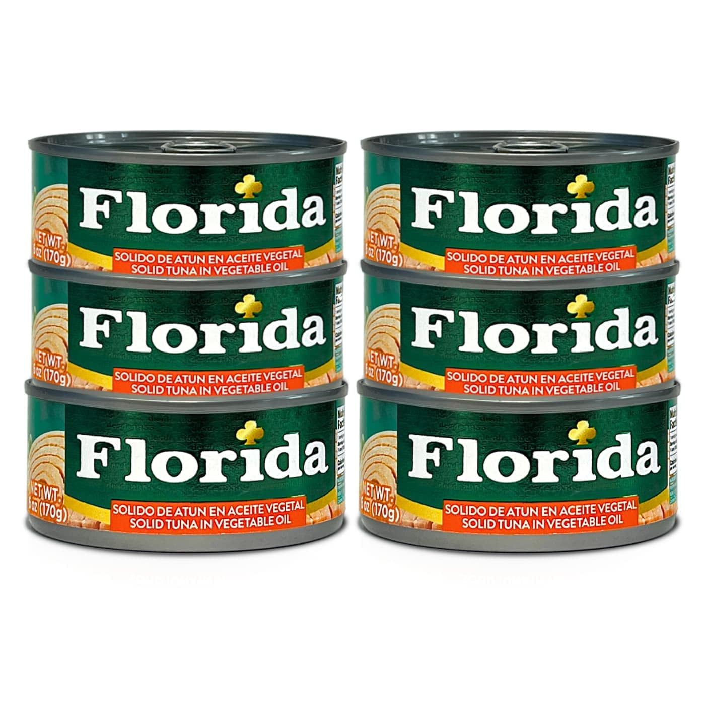 Florida Brand Peruvian Solid Tuna in Vegetable Oil, Canned Skipjack ...