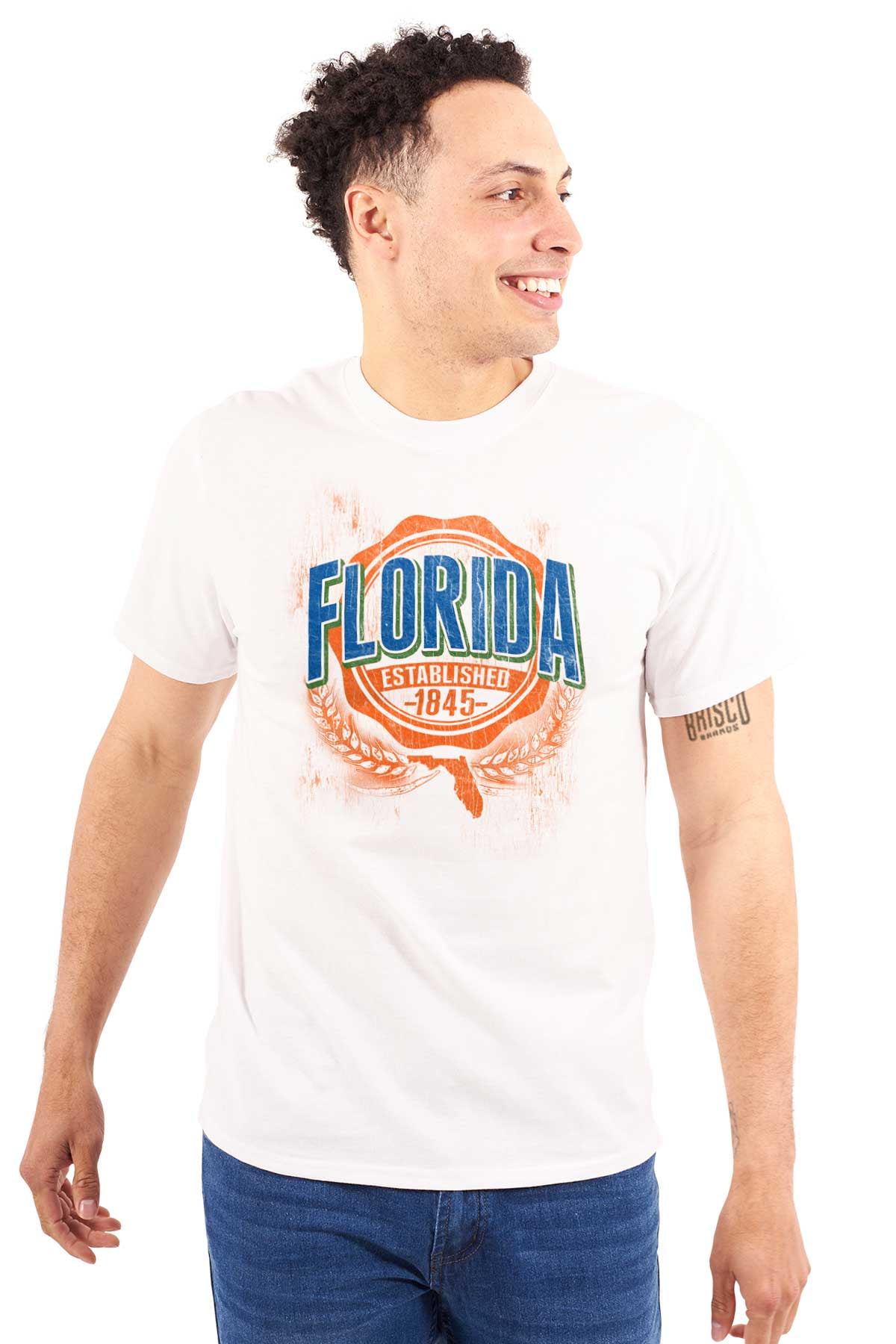 Florida FL Student Campus Pride Men's Graphic T Shirt Tees Brisco ...