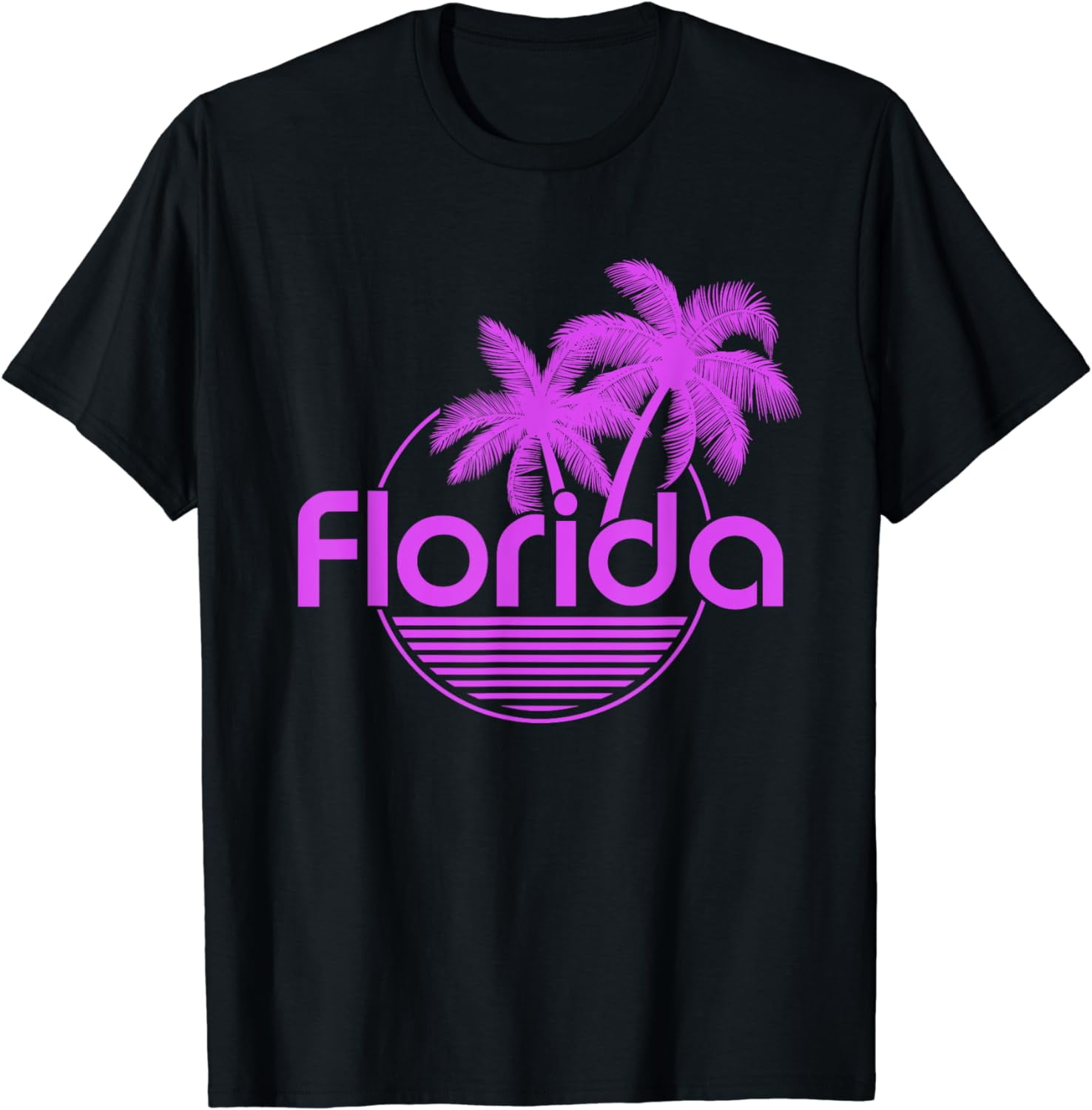 Florida FL Sunshine State Summer Short Sleeve Casual Cotton T-Shirt ...