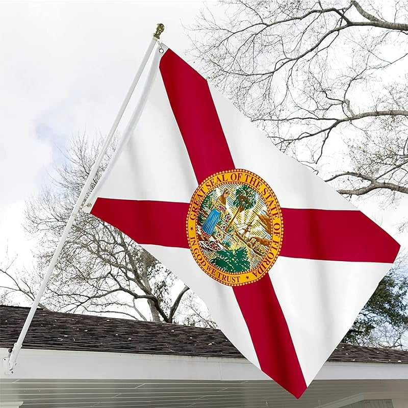 Florida Flag 4x6 Double Sided Outdoor State Flags Heavy Duty 3 Ply with ...