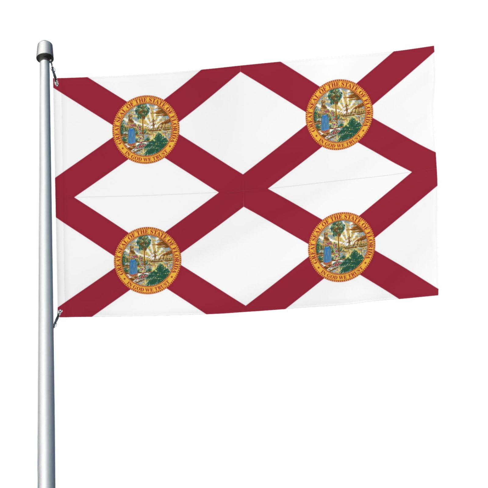 Florida Flag Flag 5x8 Ft Print Vivid Color Outdoors Indoors Light ...