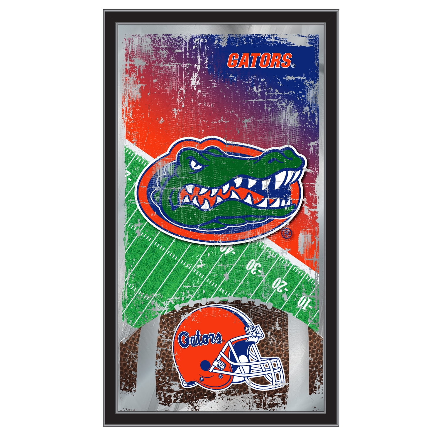 University of Florida 15"x26" Football Wall Mirror - Walmart.com