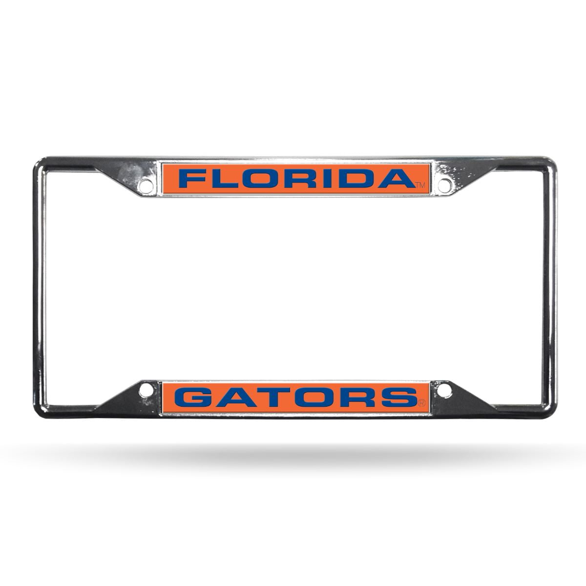 Florida-Gator's All Corner EZ View Chrome Metal Laser Cut License Plate ...