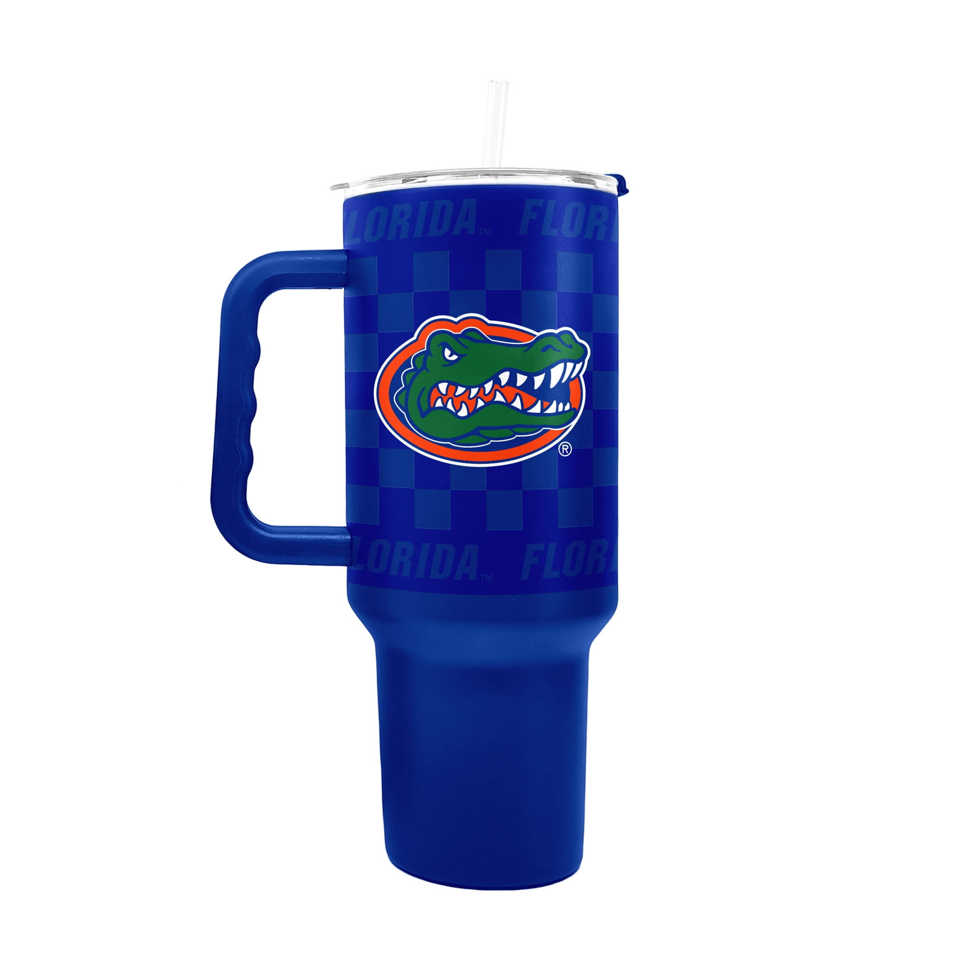 Florida Gators 40oz Checkered Stainless Steel Tumbler - Walmart.com