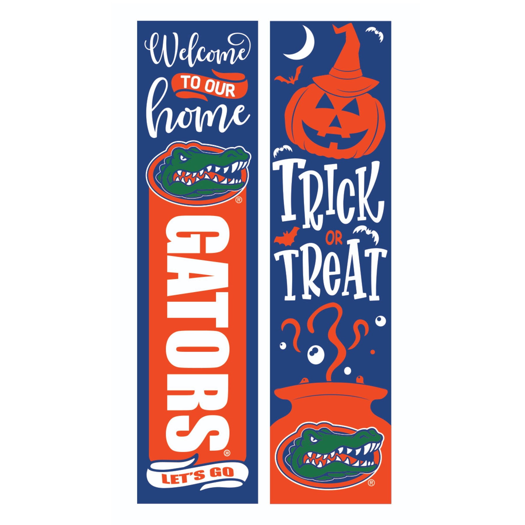 Florida Gators 47" Double Sided Halloween Leaner Fan Sign - Walmart.com
