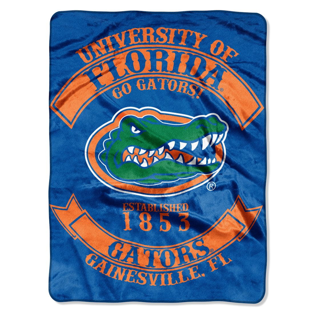 Florida Gators 60"x80" Royal Plush Raschel Throw Blanket - R - Walmart.com
