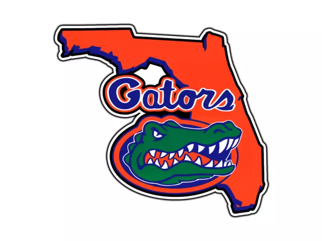 Florida Gators Fl State Logo Waterproof Sticker Phone Decal Water ...