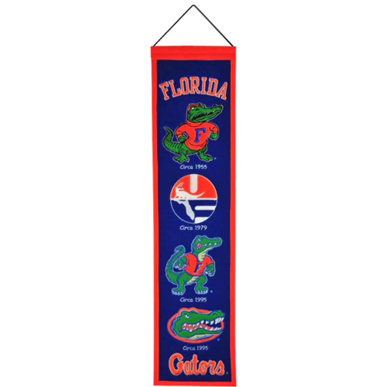 Florida Gators Logo Evolution Heritage Banner - Walmart.com