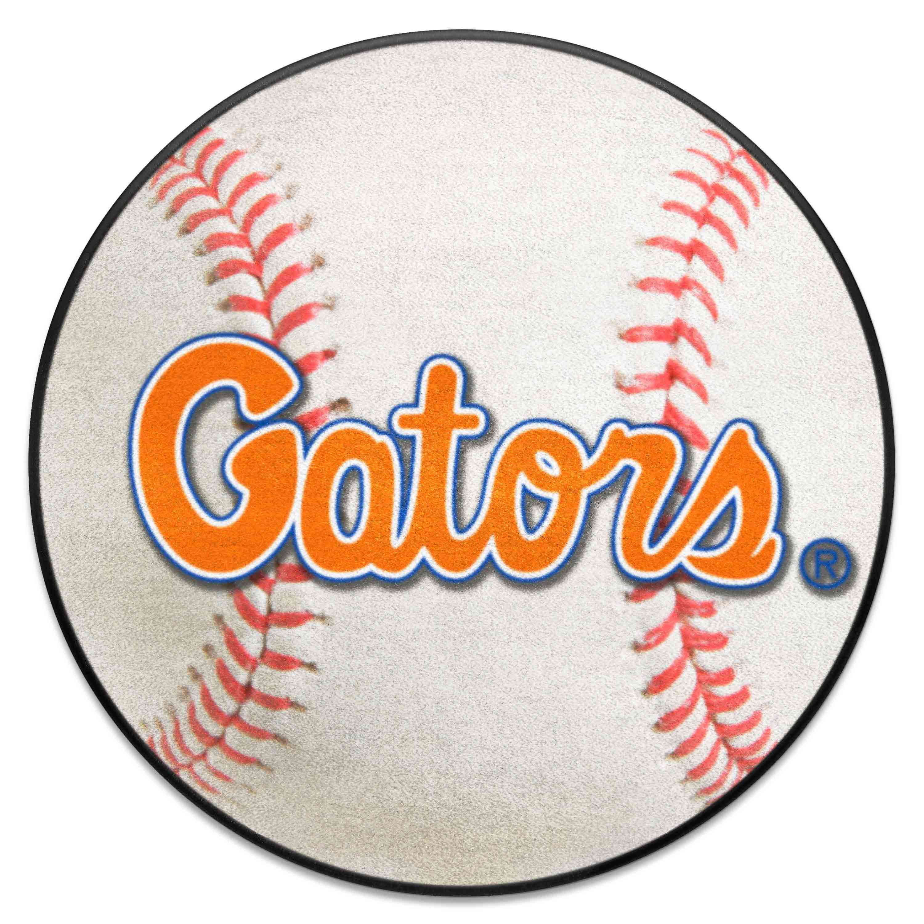 Florida "Gators" Script Baseball Mat 27" diameter - Walmart.com