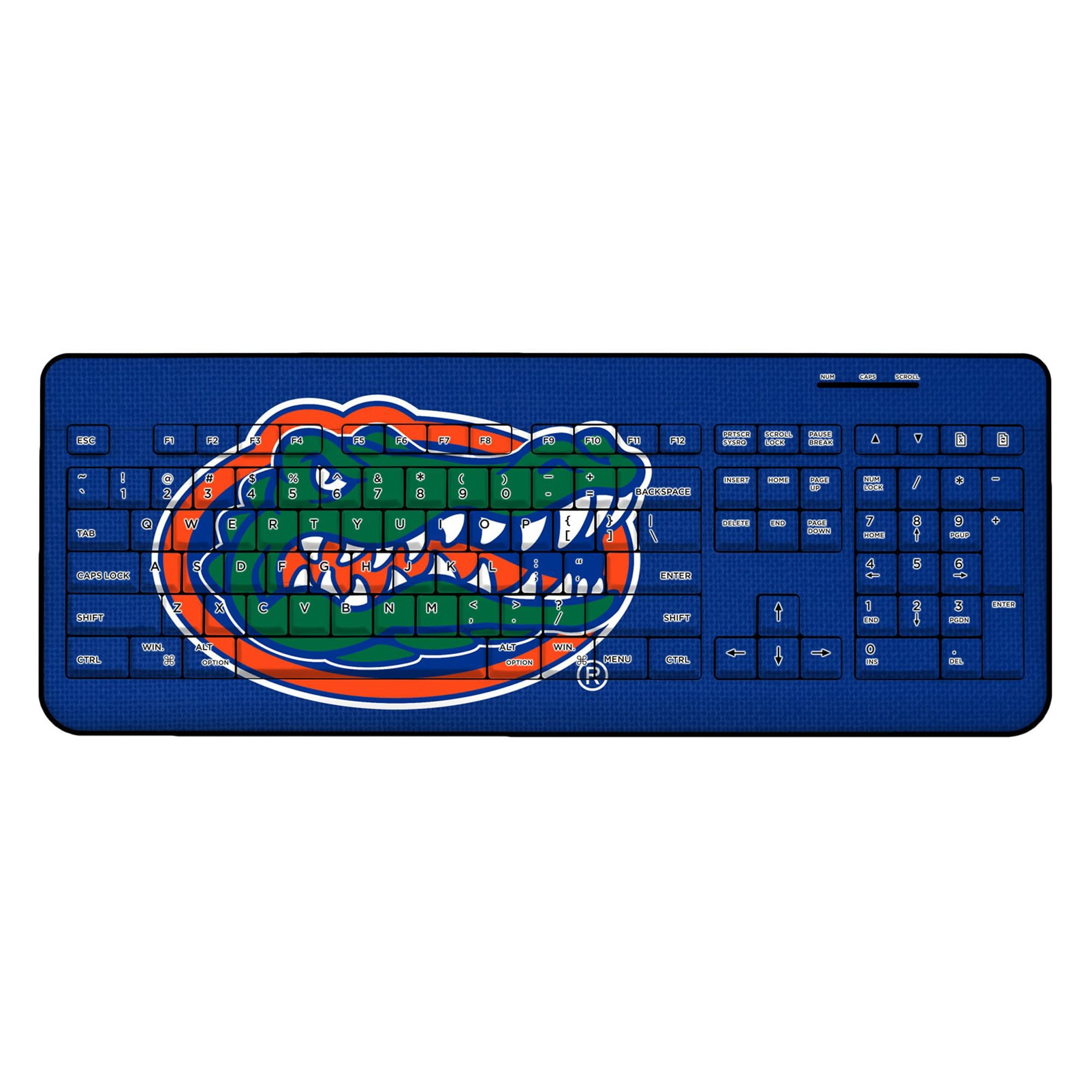 Florida Gators Solid Design Wireless Keyboard - Walmart.com