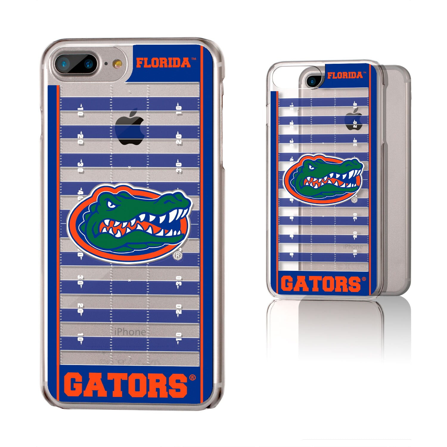 Florida Gators iPhone Clear Football Field Design Case - Walmart.com