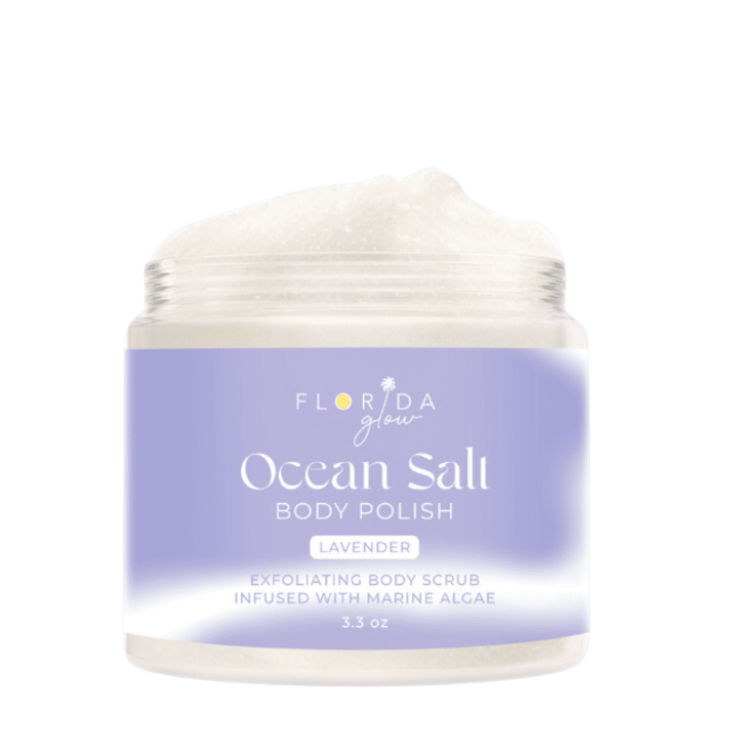 Florida Glow Sea Salt Deep-Cleansing Face & Body Scrub Polish Infused ...