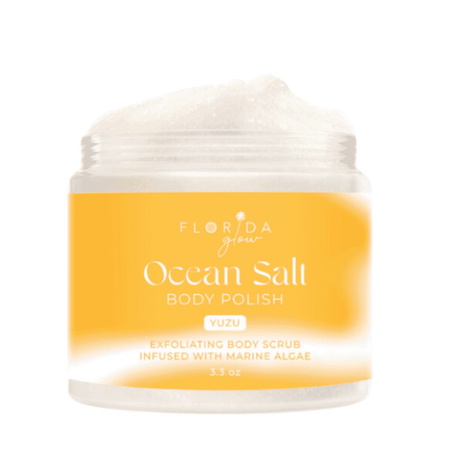 Florida Glow Sea Salt Deep-Cleansing Face & Body Scrub Polish Infused ...
