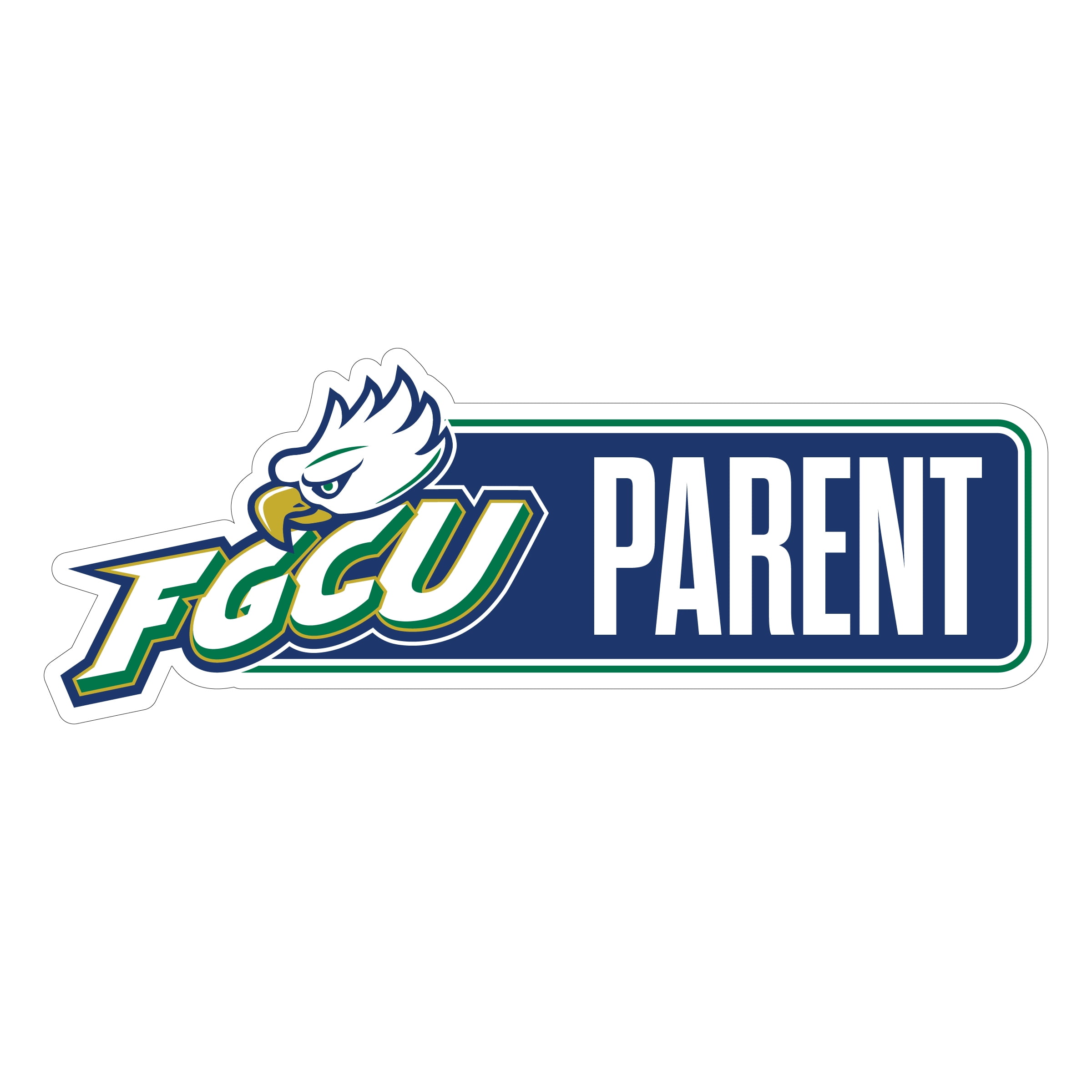 Florida Gulf Coast Eagles Proud Parent Die Cut Decal Officially ...