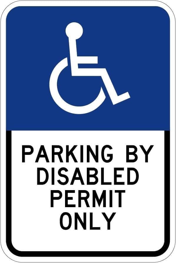 Florida Handicap Parking Sign Parking Signs Metal Sign Tin Sign 12x16 ...