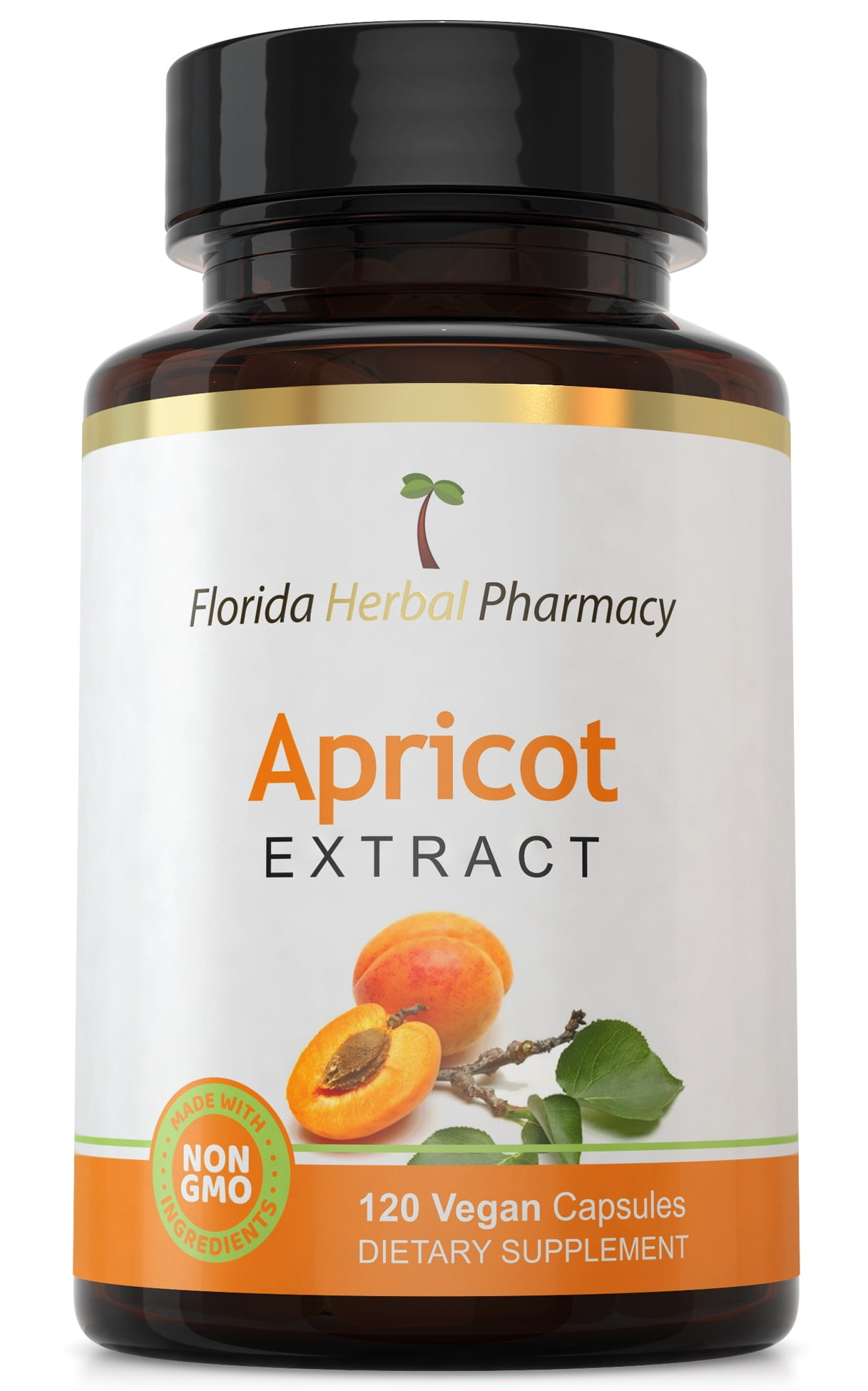 Florida Herbal Pharmacy, Apricot Capsules 10:1 (360 Capsules) 500 mg ...