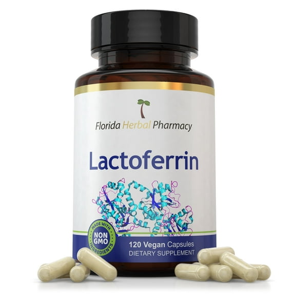 Florida Herbal Pharmacy, LACTOFERRIN (120 Capsules) 500 mg per Capsule ...
