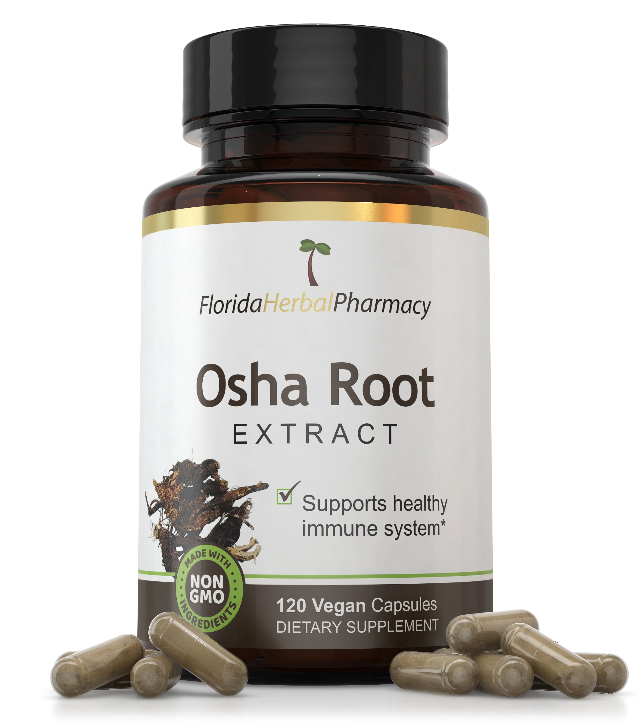 Florida Herbal Pharmacy OSHA Root Extract Supplement Pills, 10:1, 500mg ...