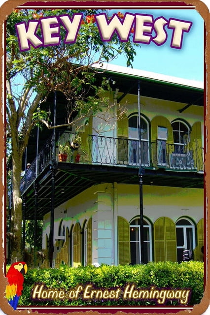 Florida Key West Ernest Hemingway United States Travel Advertisement ...