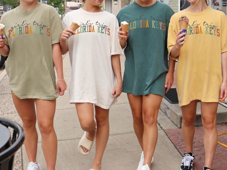 Florida Keys Shirt, Florida Keys Tshirts, Girls Trip Shirts, Vacation T ...
