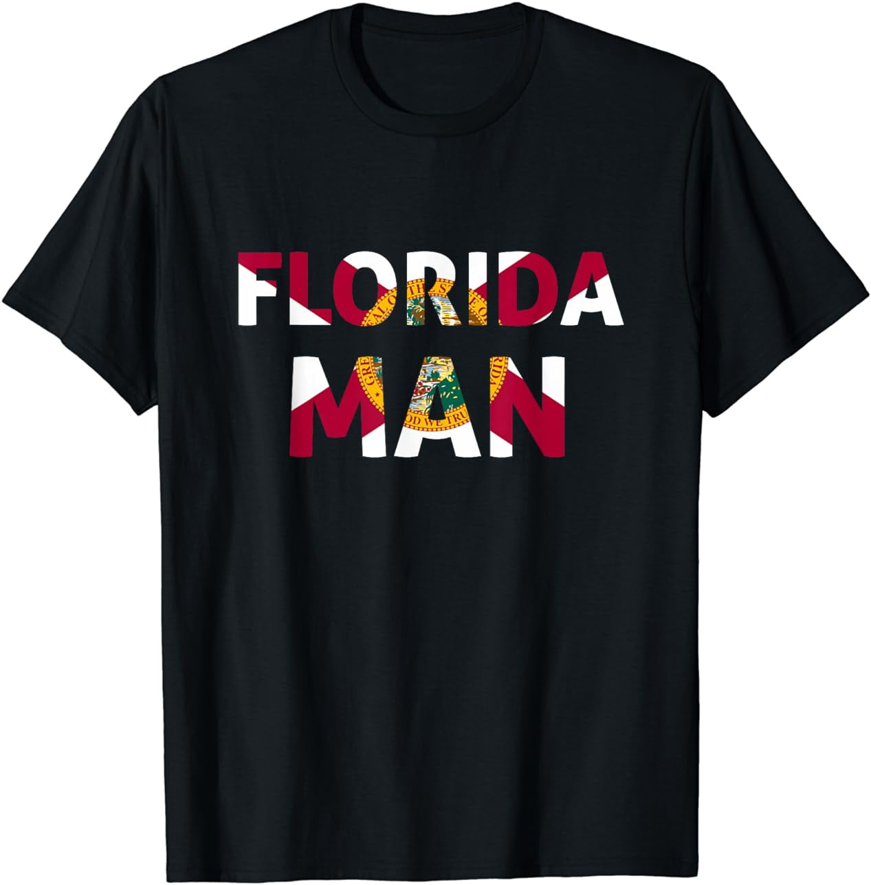 Florida Man & Florida State Flag T-Shirt - Walmart.com