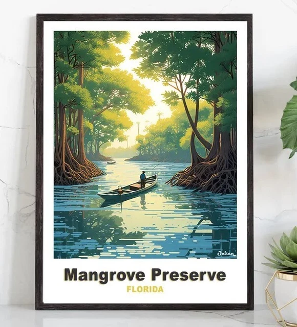 Florida Mangrove Preserve Poster - Matte Vertical Posters, World Art ...