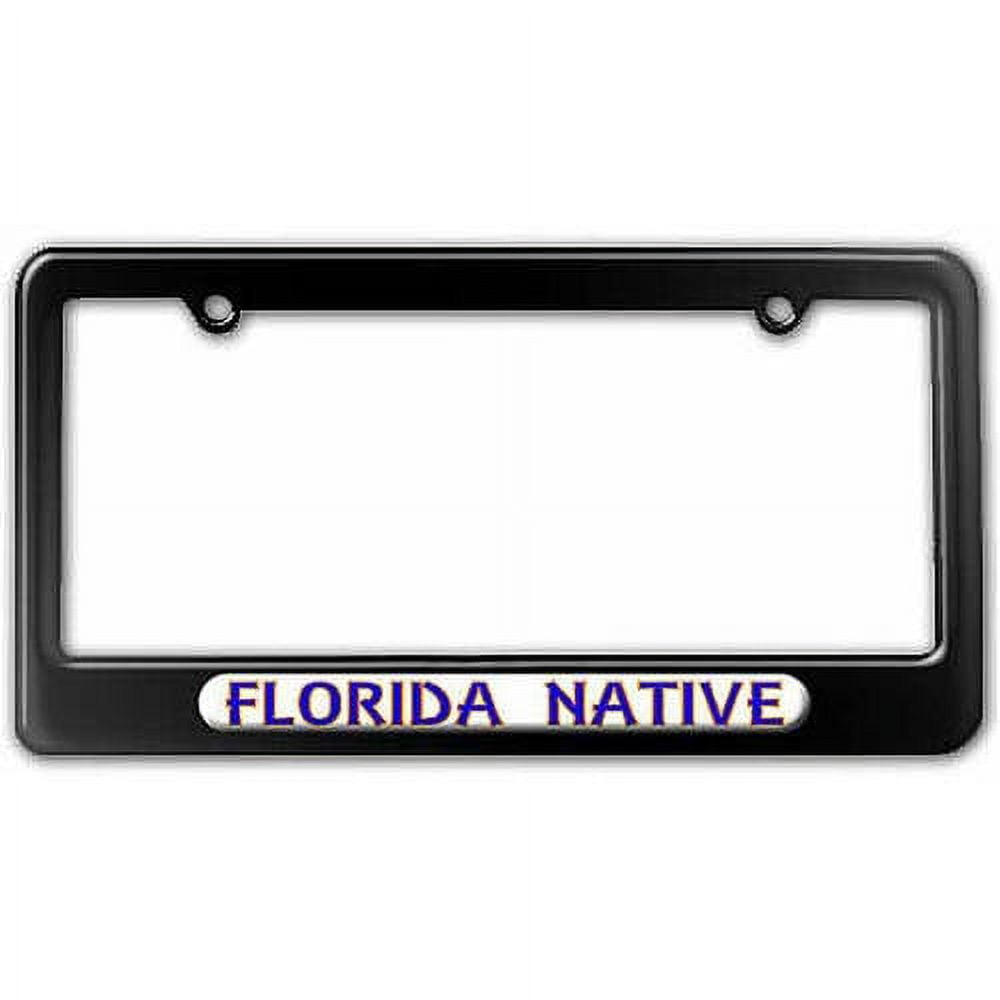 Florida Native, State Pride License Plate Tag Frame, Multiple Colors ...