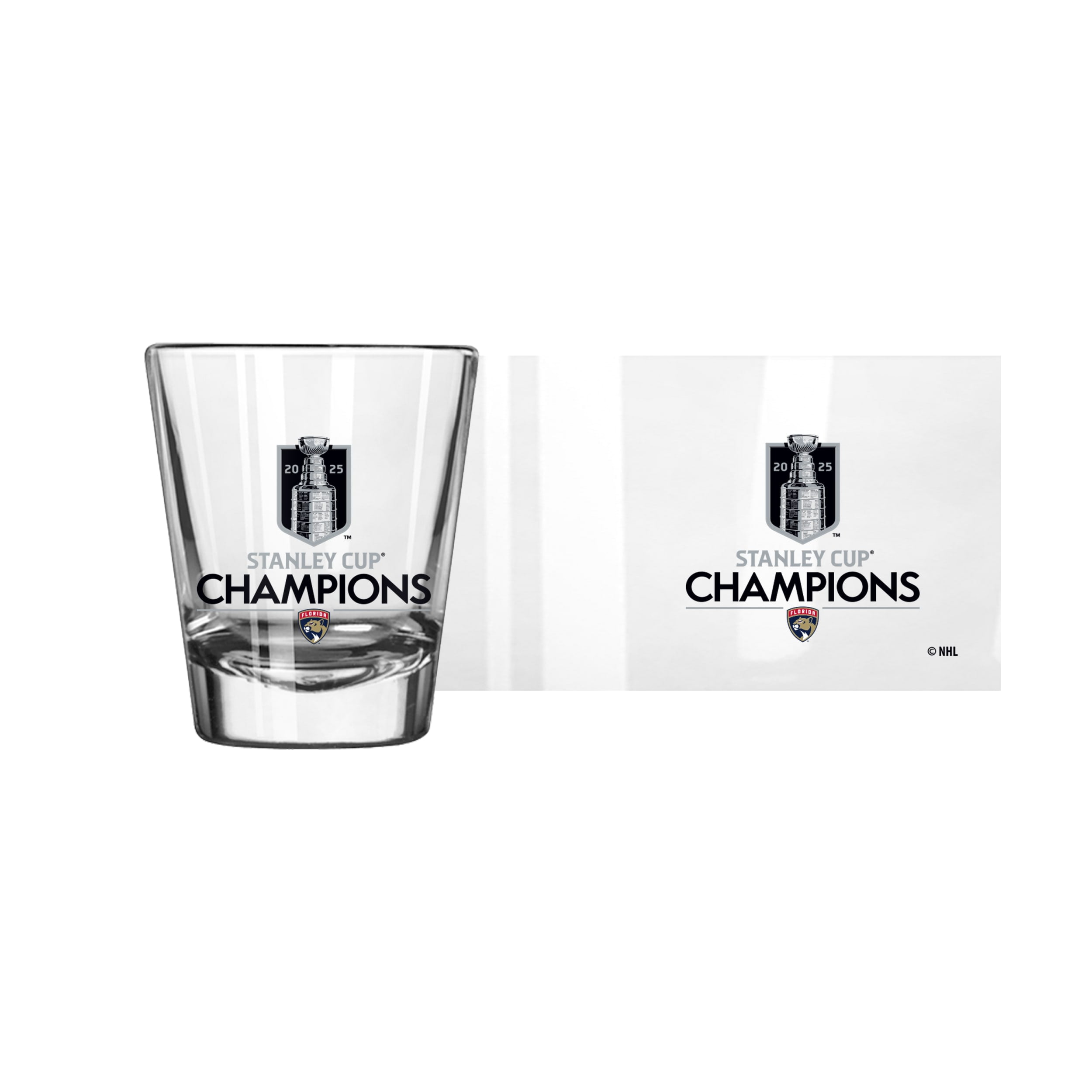 Florida Panthers 2025 Stanley Cup Champions 2oz Shot Glass - Walmart.com