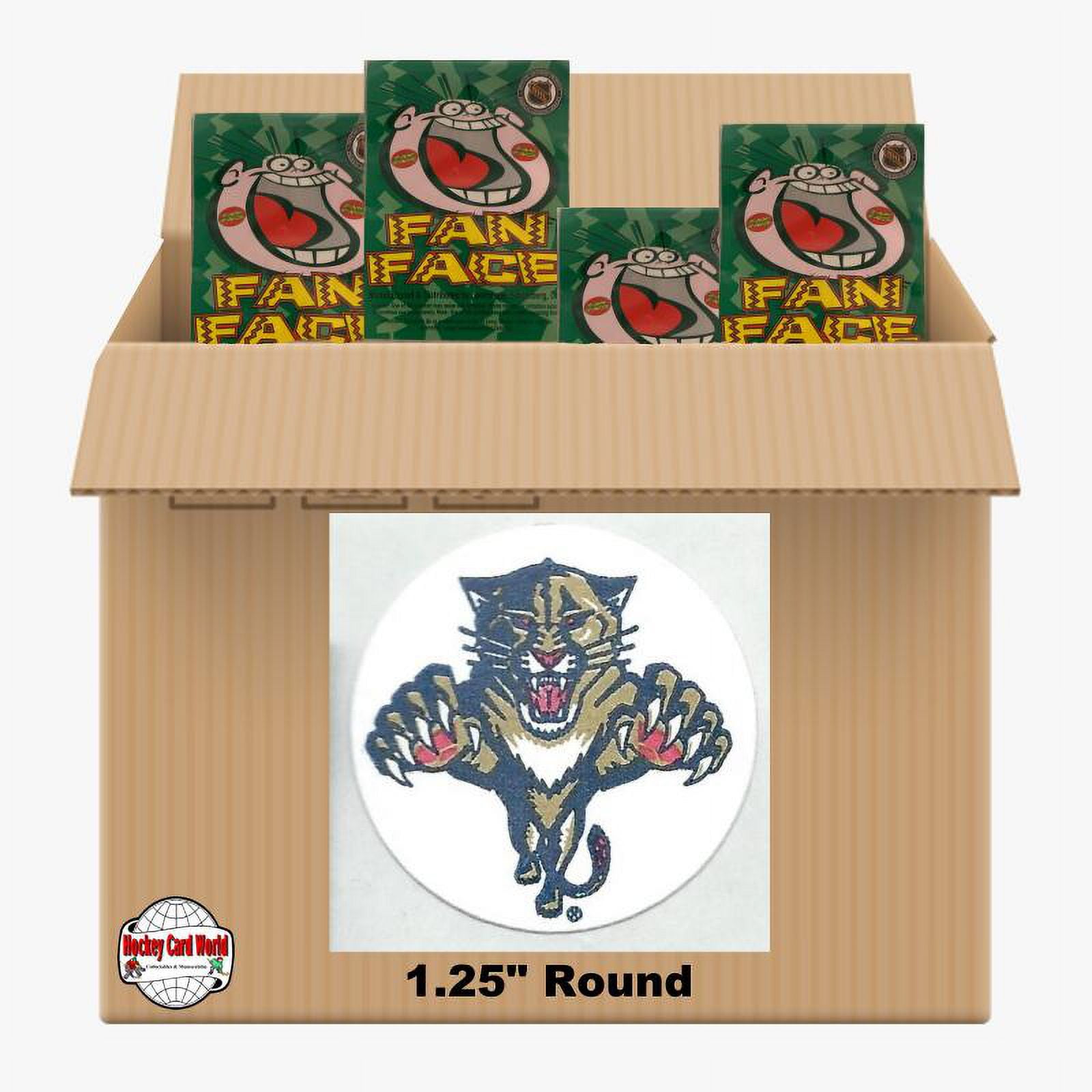 Florida Panthers 500 pack case - 4 Logos pack - 2000 Stickers - Walmart.com