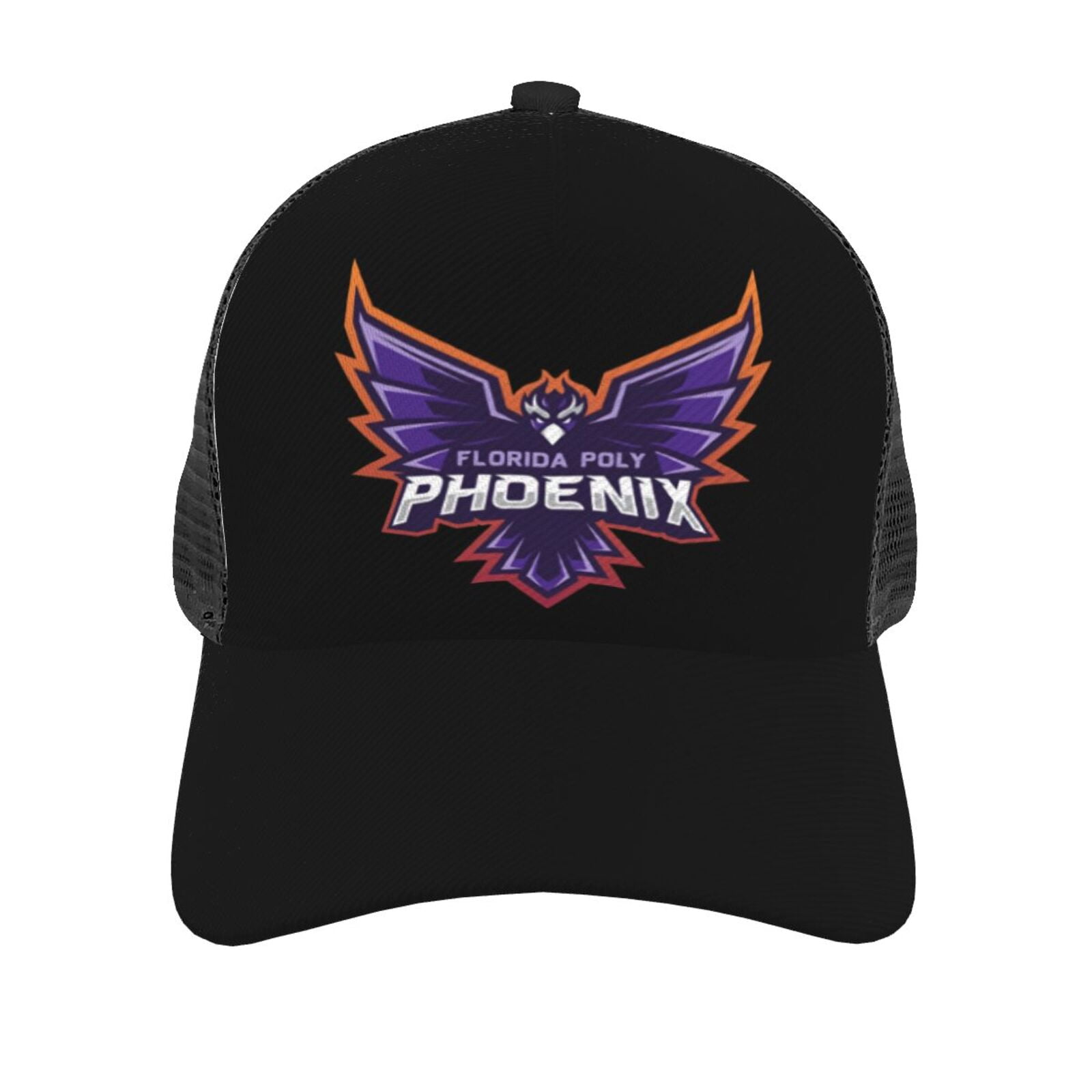 Florida Polytechnic University Logo Curved Brim Mesh Baseball Cap ...
