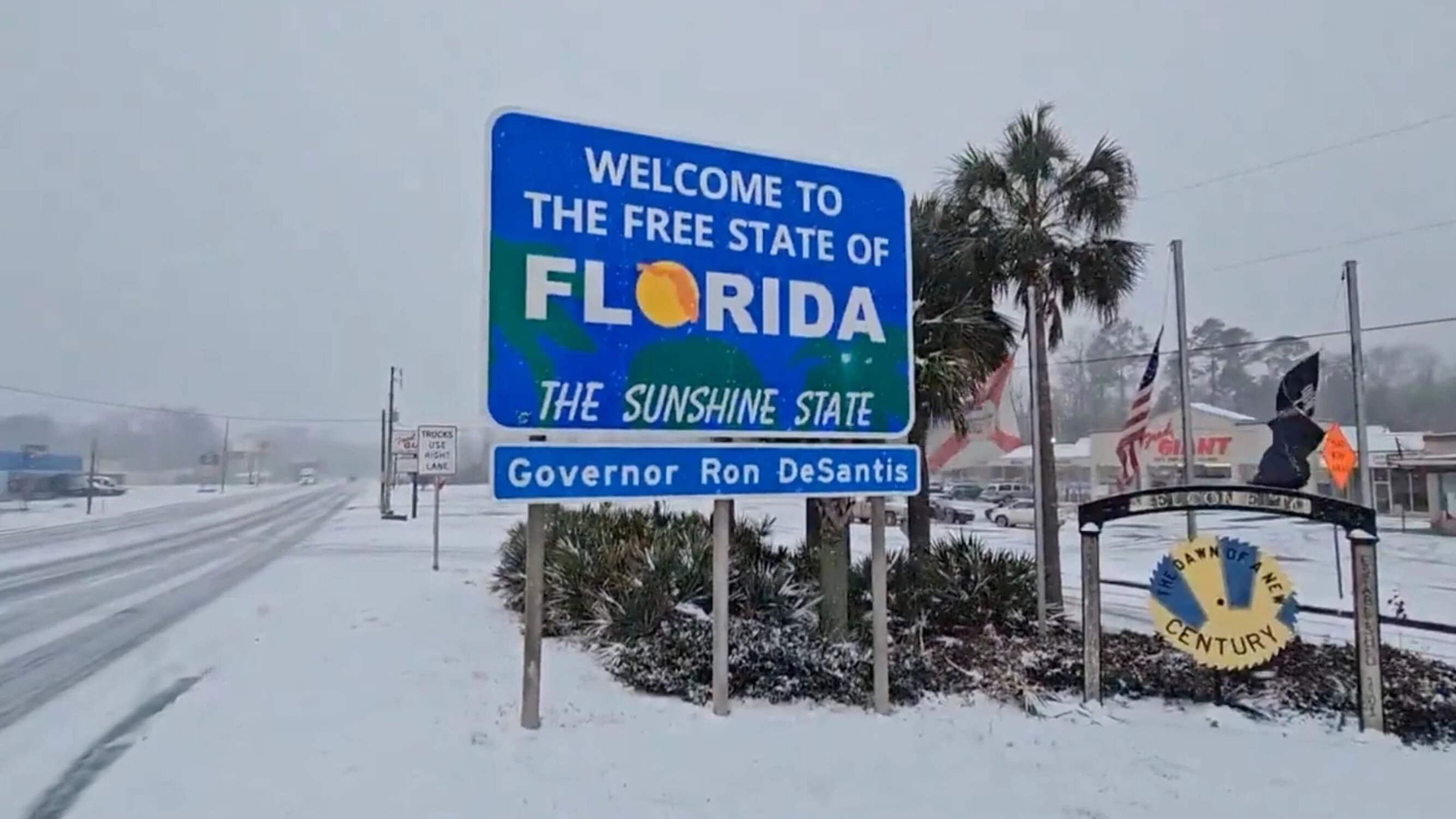 Florida Snow Storm 2025 GLOSSY POSTER PICTURE PHOTO PRINT BANNER ...