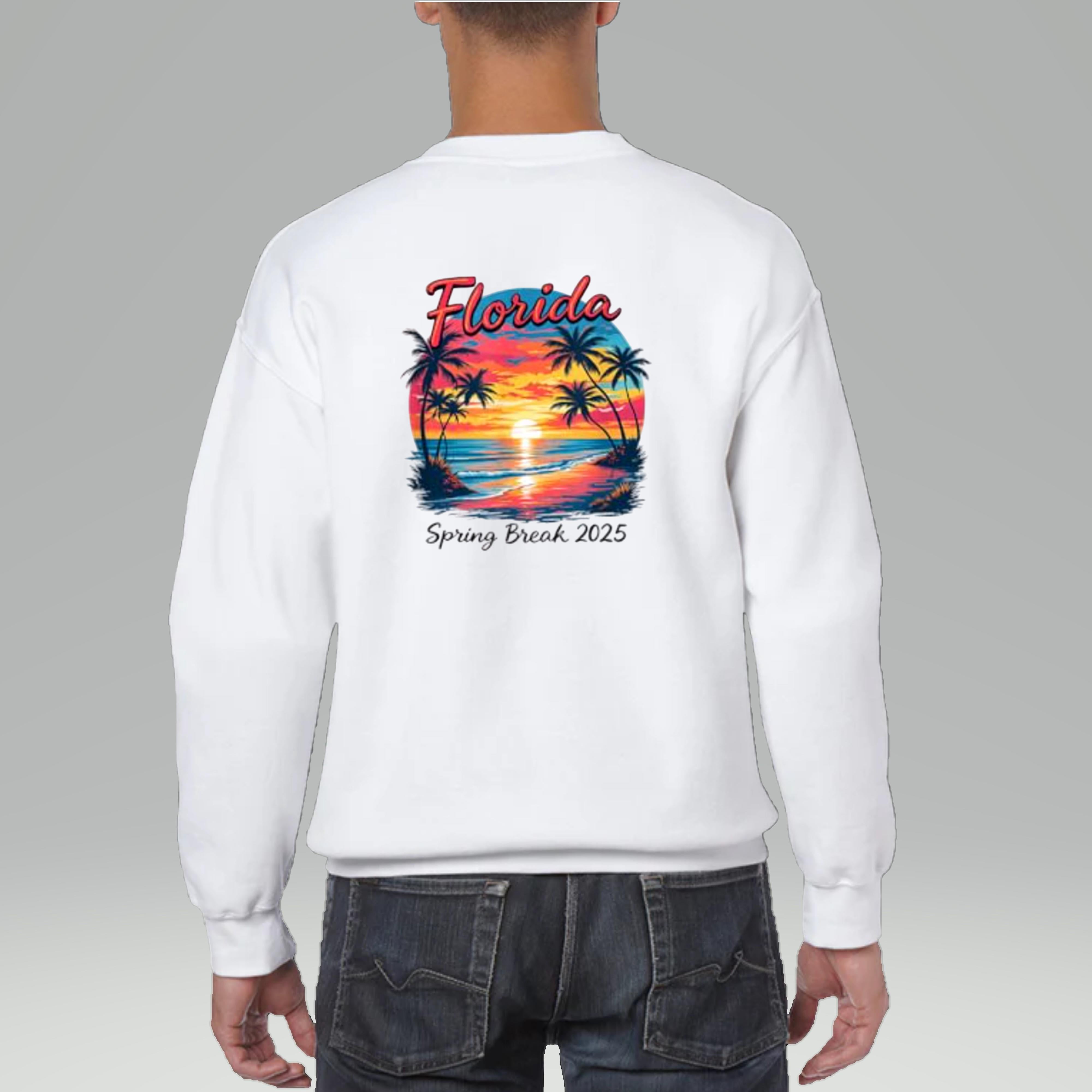 Florida Spring Break 2025 SWEATSHIRT, for men & women, up to size 5XL ...
