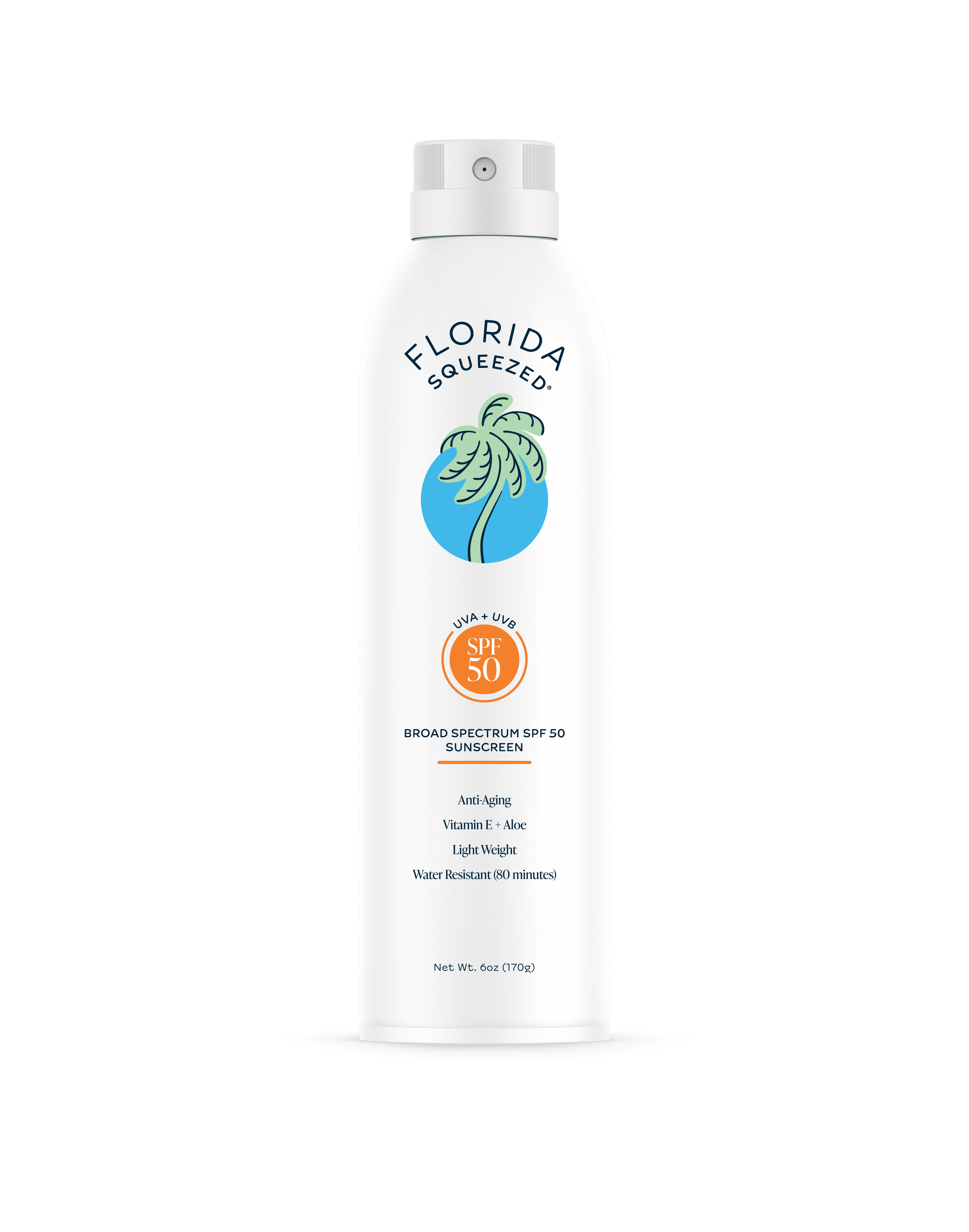 Florida Squeezed SPF 50 Sunscreen Non-Aerosol Spray 6 oz HSA/FSA ...