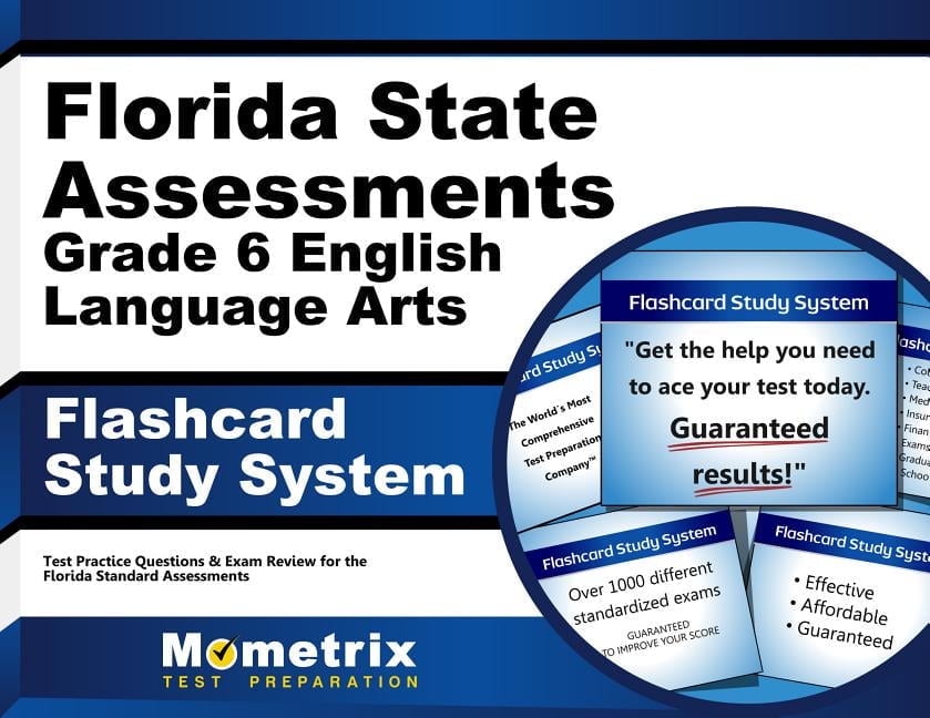 Florida State Assessments Grade 6 English Language Arts Flashcard Study ...