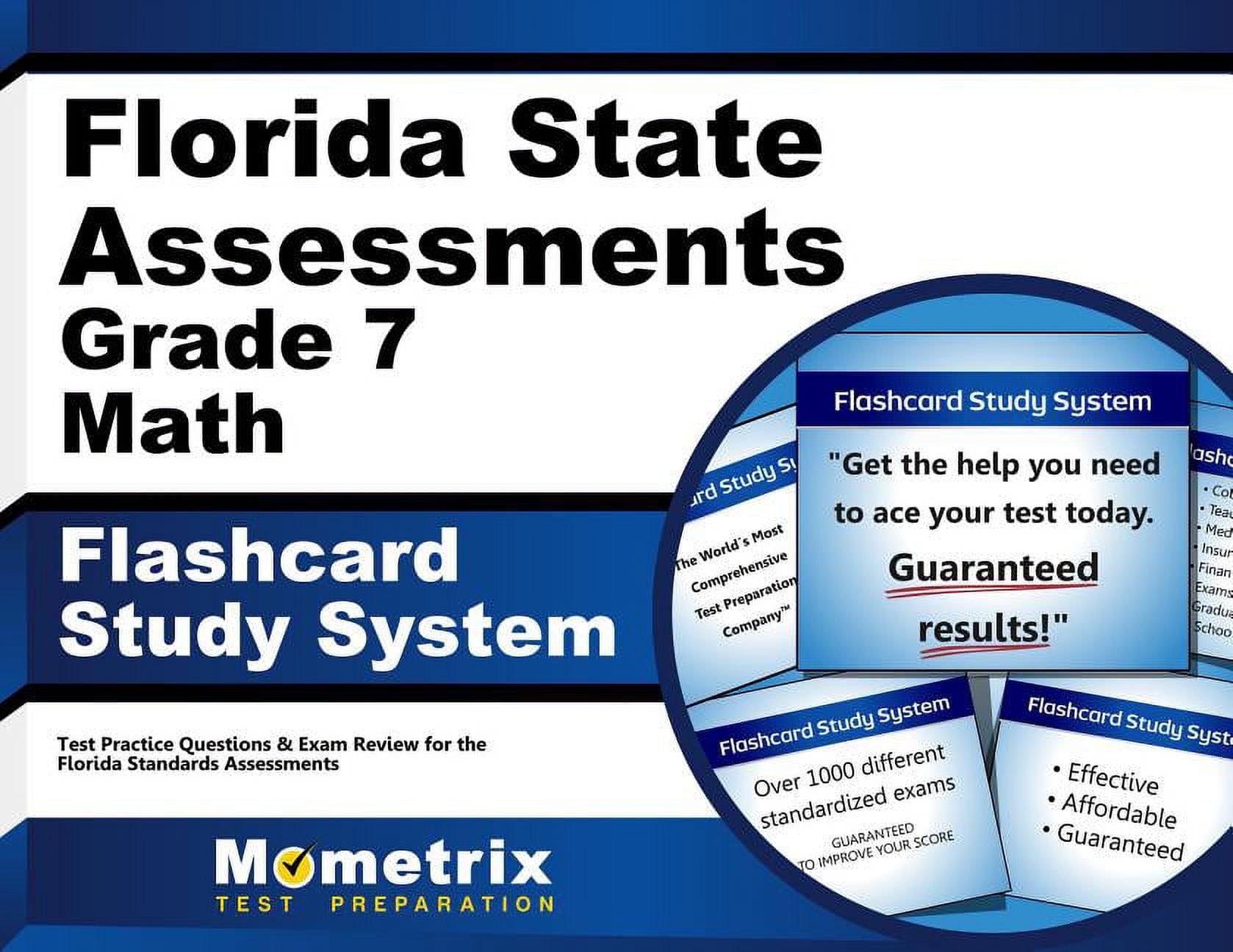 Florida State Assessments Grade 7 Mathematics Flashcard Study System ...