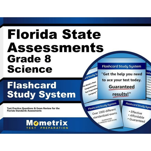 Florida State Assessments Grade 8 Science Flashcard Study System: FSA ...