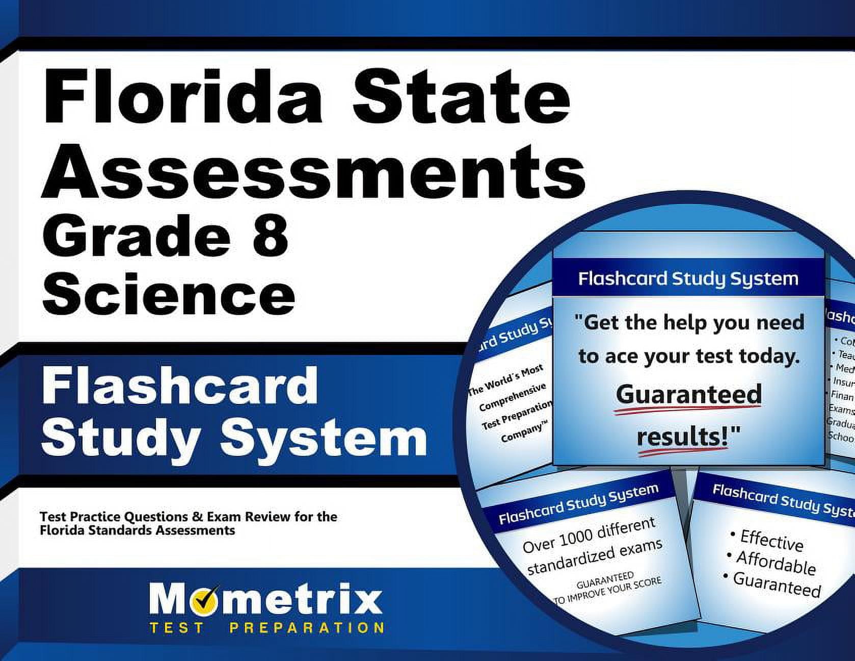 Florida State Assessments Grade 8 Science Flashcard Study System: FSA ...